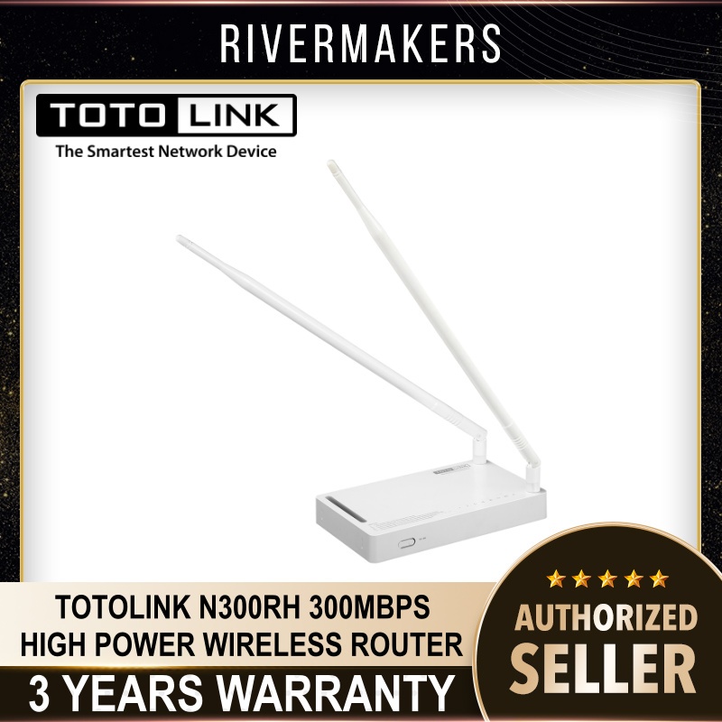 Totolink N300RH 2 x 11dBi Antennas Ultra High Power Wireless N300 Wifi ...