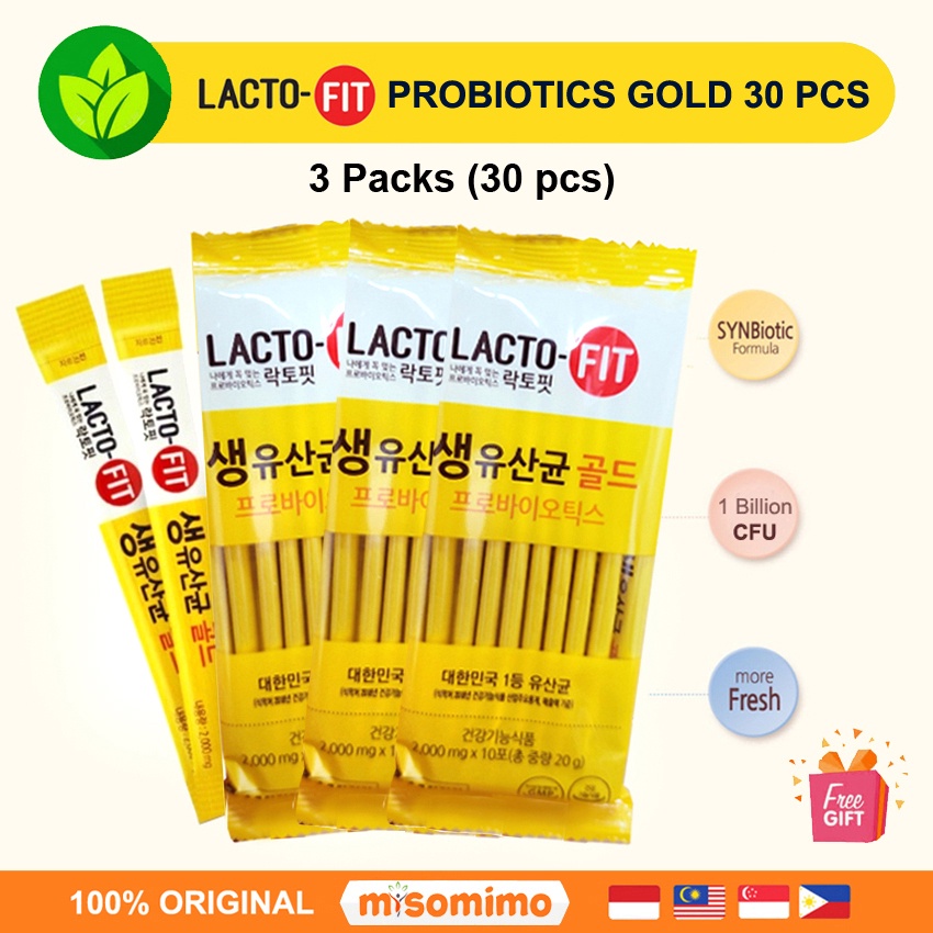 [READY] LACTOFIT Probiotic Gold 30 pcs for All Ages Lacto Fit Korea ...