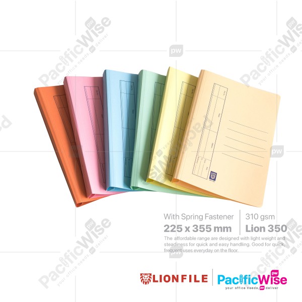 Lion/Manila Spring Flat File/Manila Fail Kertas/File Filing/350 Spring ...