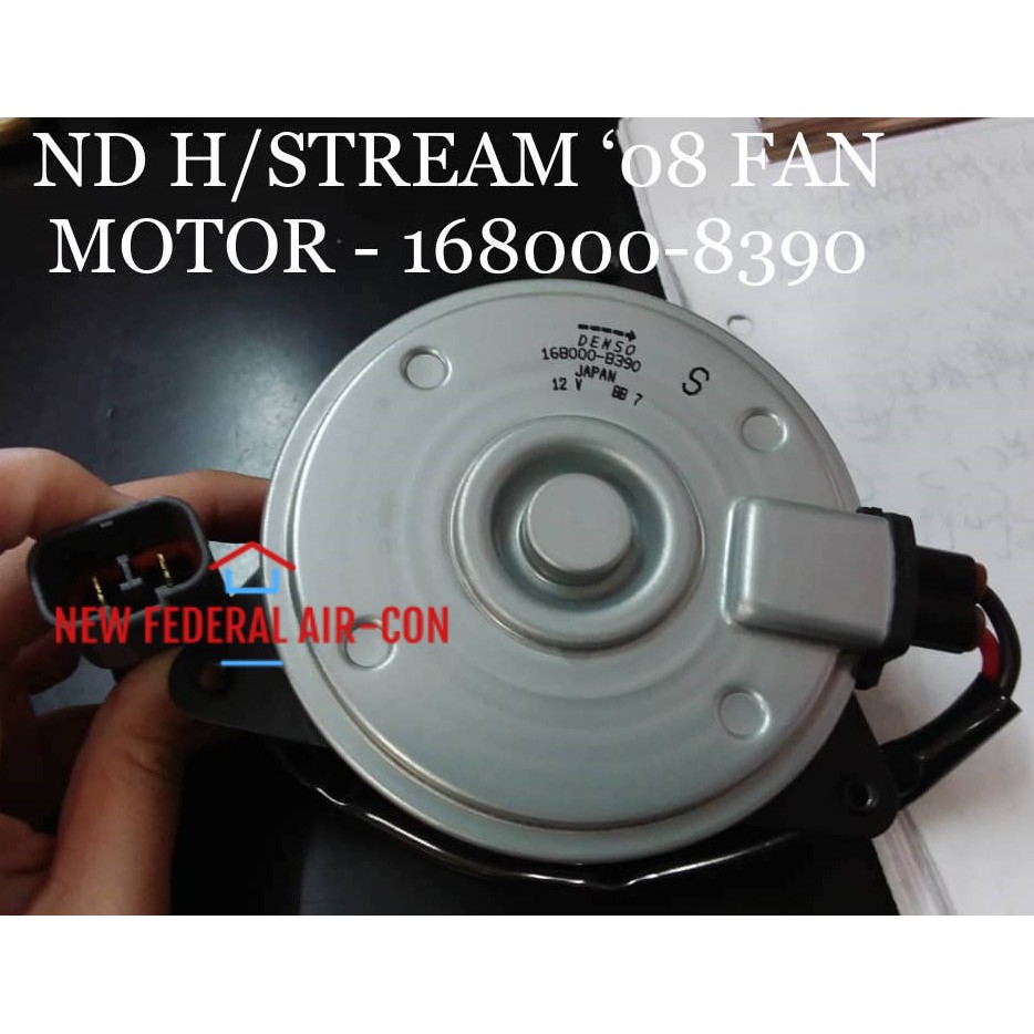 (ORIGINAL) DENSO HONDA STREAM YEAR 2007 FAN MOTOR - 168000-8390 | Shopee Malaysia