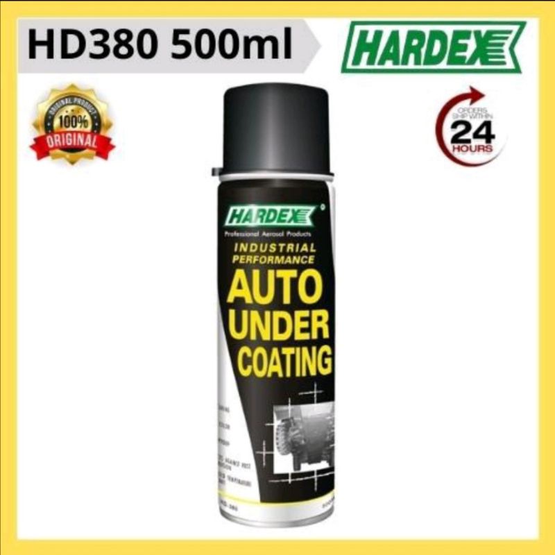 HARDEX HD380 AUTO UNDER COATING 500ML UNDER BODY COATING SPRAY ANTI ...