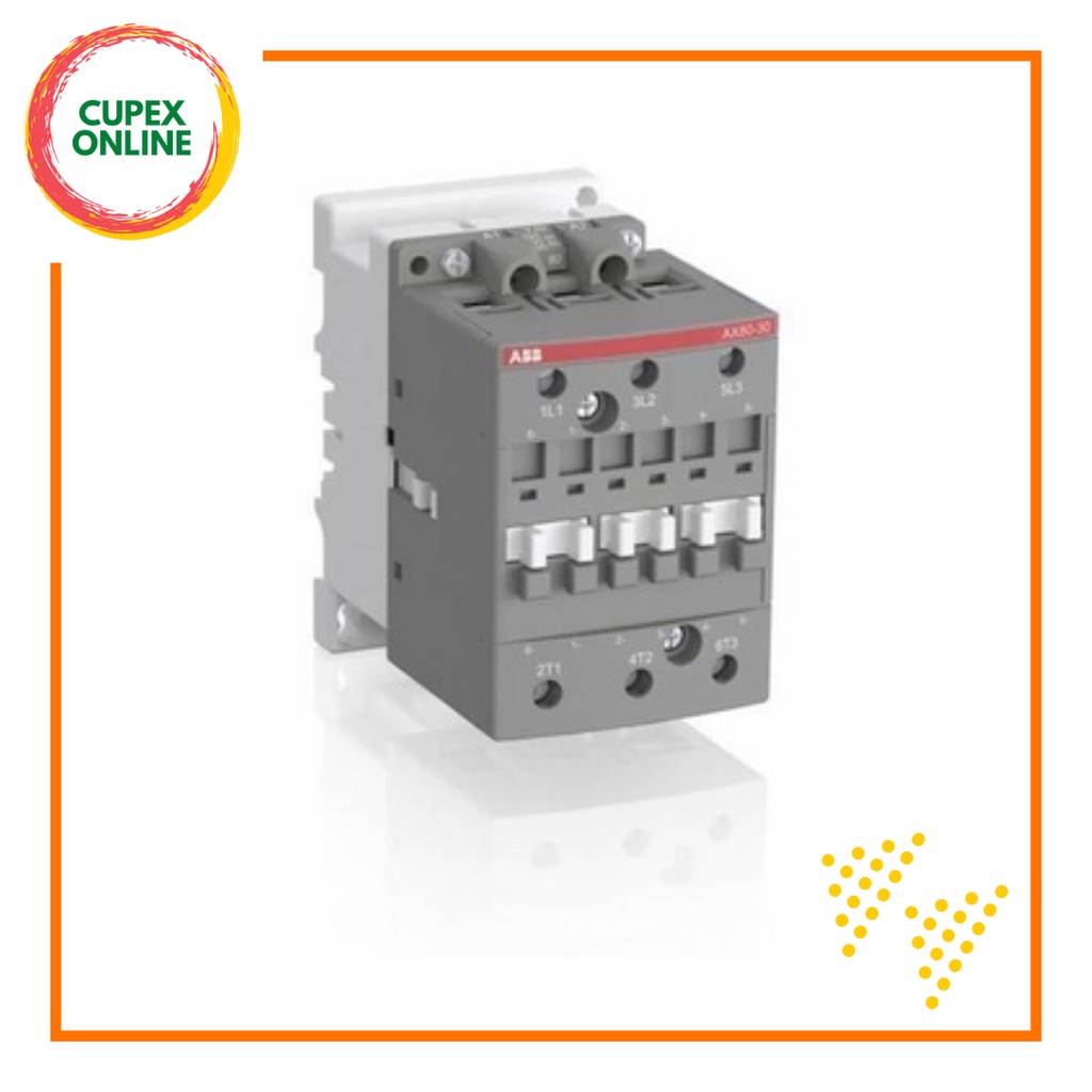 ABB AX50-30-11-84 Contactor 50A 3P 110V 50HZ / 110-120V 60HZ 1NO+1NC (cupex) | Shopee Malaysia