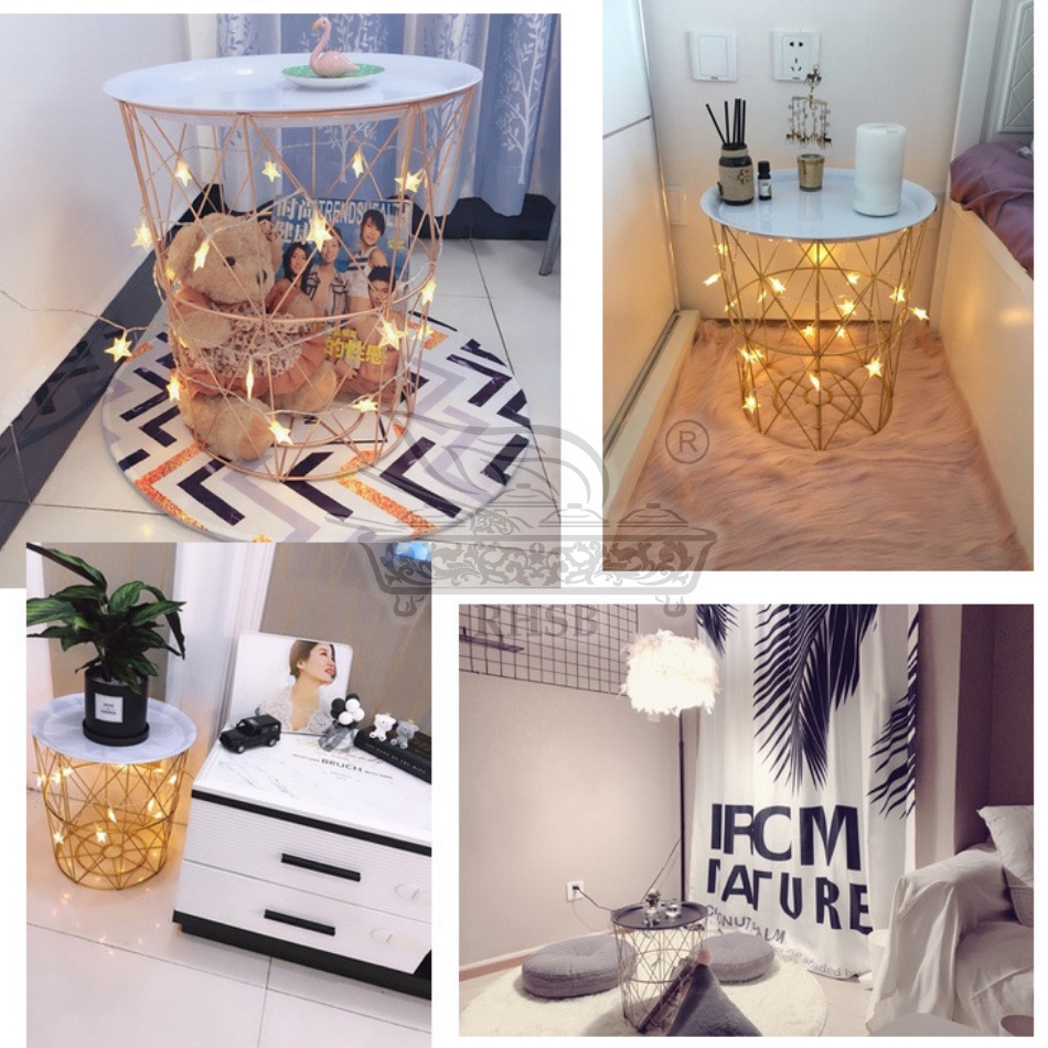 METAL SIDE TABLE / CONSOLE TABLE / ROUND TABLE STAND / MODERN COFFEE ...