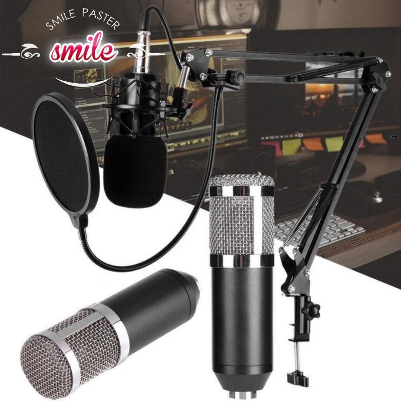 BM800 Dynamic Condenser Microphone Sound Studio KTV Singing Recording ... BM800 Dynamic Condenser Microphone Sound Studio KTV Singing Recording ...