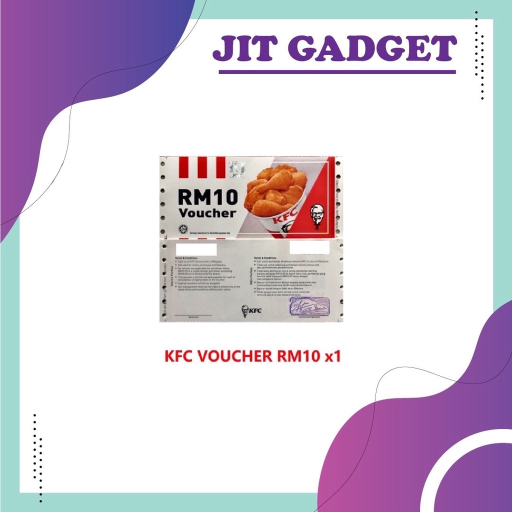 KFC VOUCHER RM10 (EXPIRY 30 APR 2023) | Shopee Malaysia