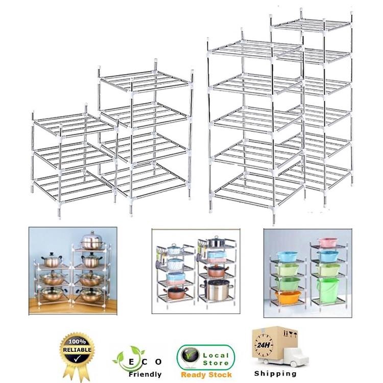 Rak Simpan Barang Dapur Bertingkat Jimat Ruang Multi Tier Function ...