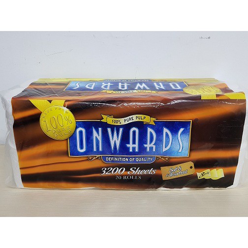 ONWARDS BATHROOM TISSUE 20 rolls x 3 ply x 1 pack | Shopee Malaysia