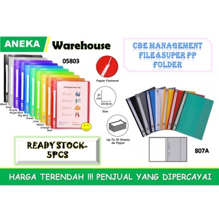 A4 Management File / A4 SUPER PP FOLDER / 807A / 05803 / 818A / 805A ...