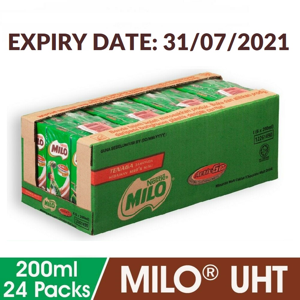 Nestle Milo Original UHT (24 × 200ml) | Shopee Malaysia