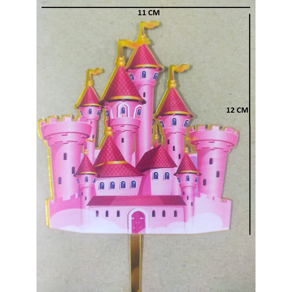 Acrylic Princess Castle Cake Topper | Shopee Malaysia