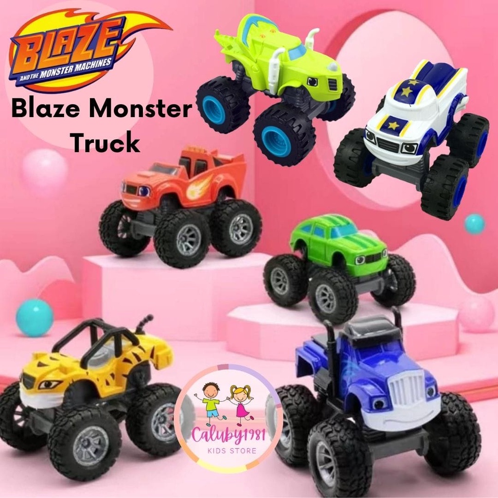 Blaze And The Monster Machine Mainan Budak Monster Truck Diecast ...