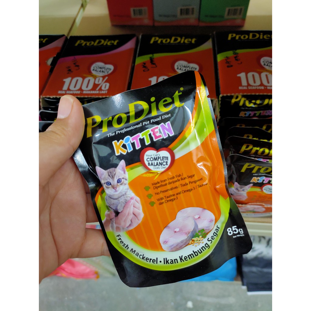 Prodiet Kitten Pouch (Mackerel) | Shopee Malaysia
