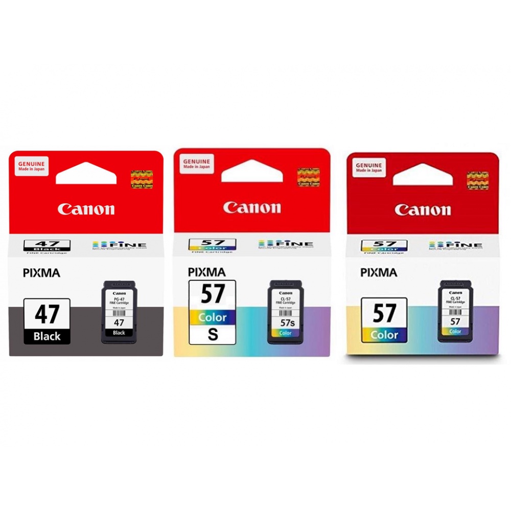 CANON PG-47 Black / CL-57S Color / CL - 57 Color Ink Cartridge ( PG47 ...