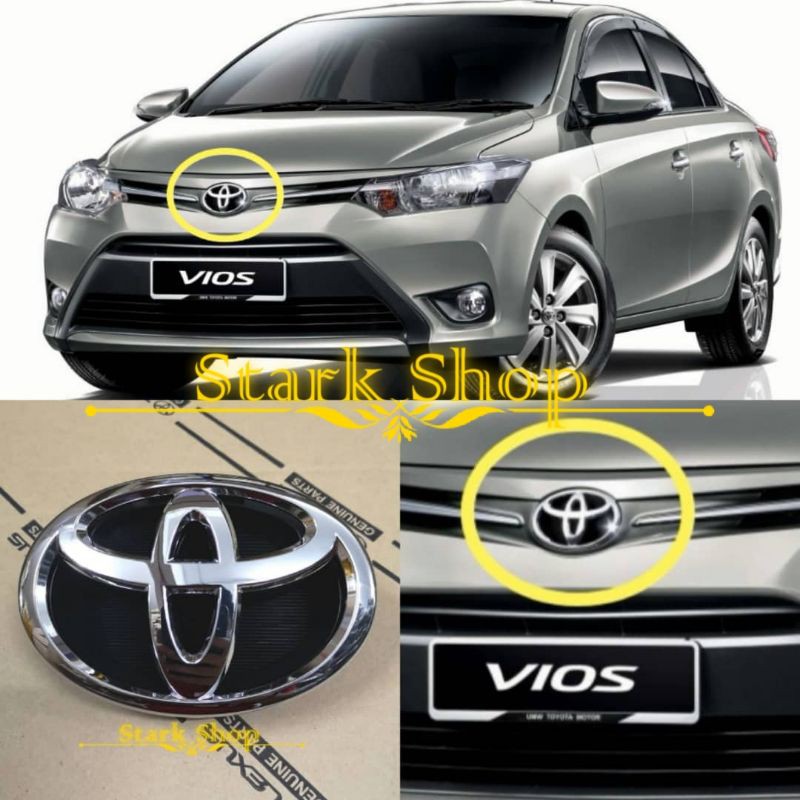 Original toyota vios 2013~2018 front grille emblem logo | BeeCost