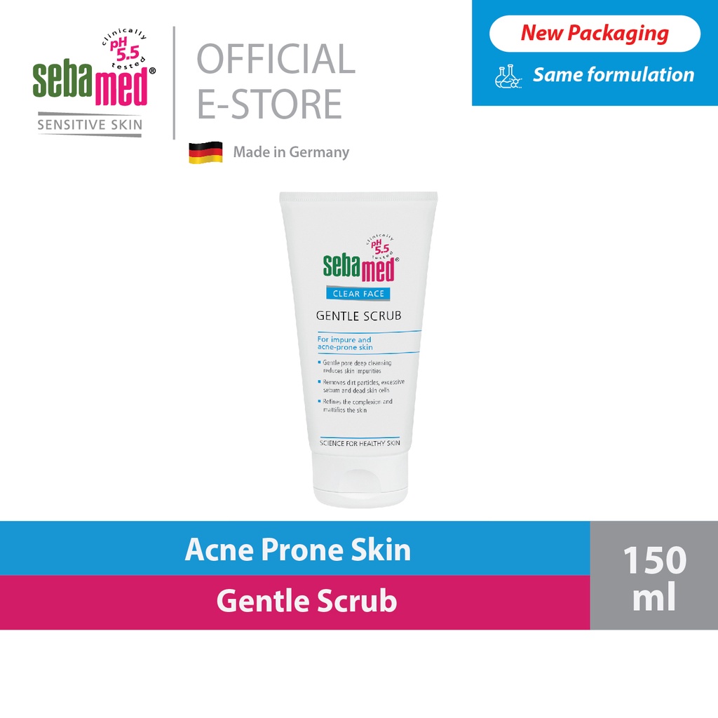 Sebamed Clear Face Gentle Scrub (150ml) | Shopee Malaysia
