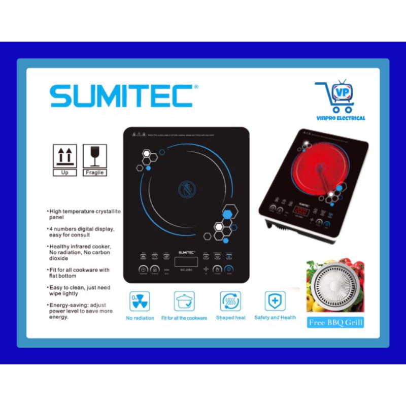 Sumitec SIC20 Electric Ceramic Cooker | Shopee Malaysia