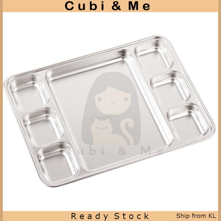 C&M Integrated Design Divided Korean Dinner Tray Anti-deformed 304 ...