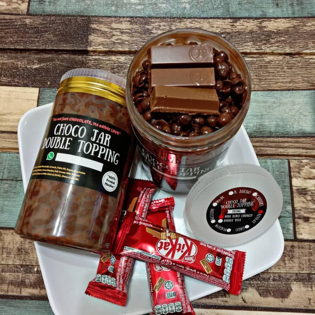 (KIT KAT) CHOCOJAR DOUBLE TOPPING*BUBBLE RICE | Shopee Malaysia