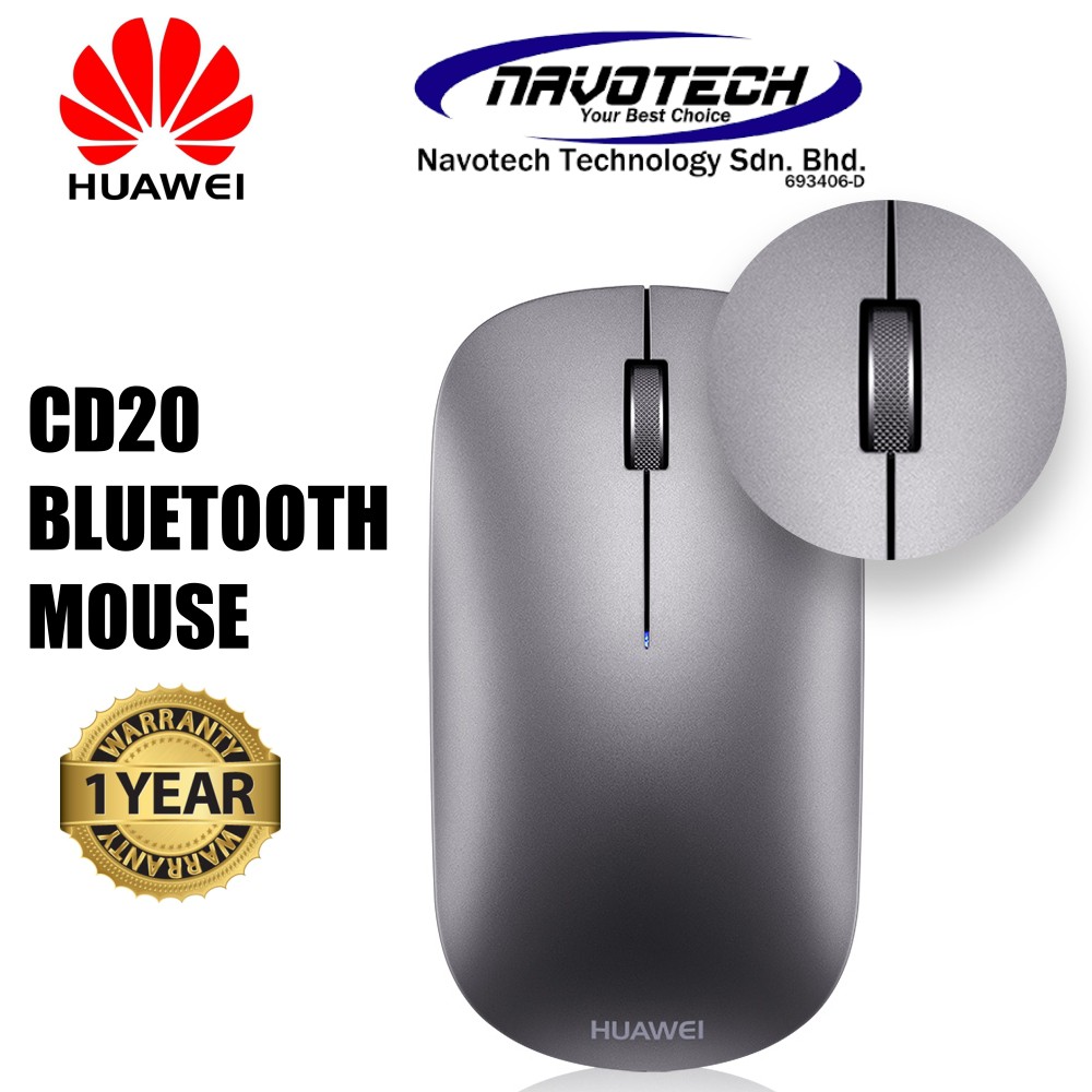 HUAWEI CD20 Bluetooth Mouse Swift - Black | Shopee Malaysia