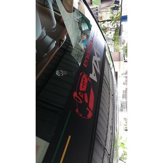 Perodua AXIA Stiker Cermin Hadapan/ Windscreen Car Sticker (NEON LIGHT ...