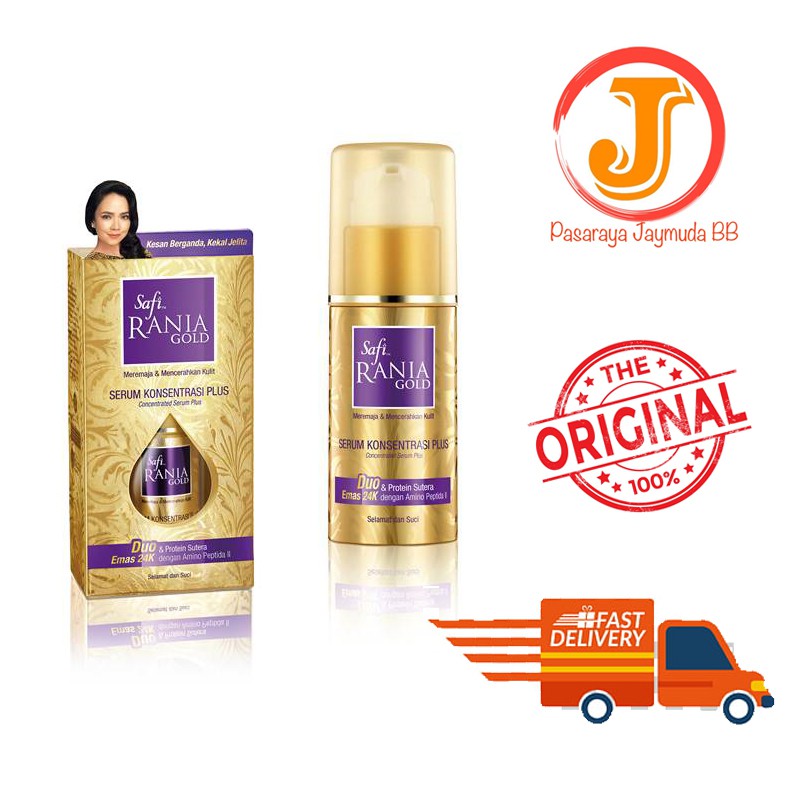 Safi Rania Gold Serum Konsentrasi 50X 20ML Fast Delivery 100% Original ...