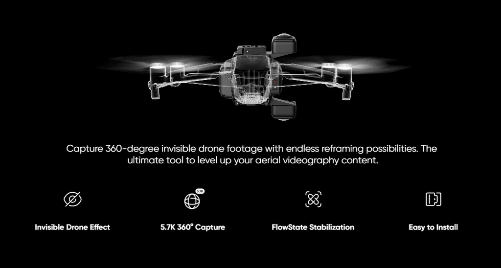 Insta360 Sphere Invisible Drone 360 Camera ( Insta360 Malaysia Warranty ...