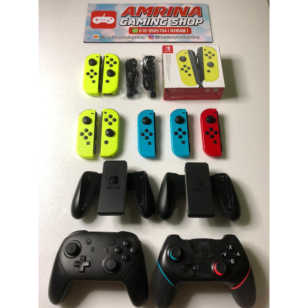 Nintendo Switch Joycon, Pro Controller, Joycon & straps, Nintendo ...
