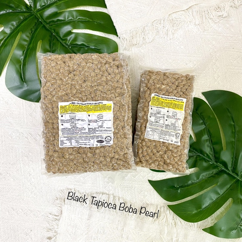 [Ready Stock] Black Tapioca Boba Pearl/ Tapioca Bubble Pearl/ Butiran Kanji Ubi Kayu | Shopee ...