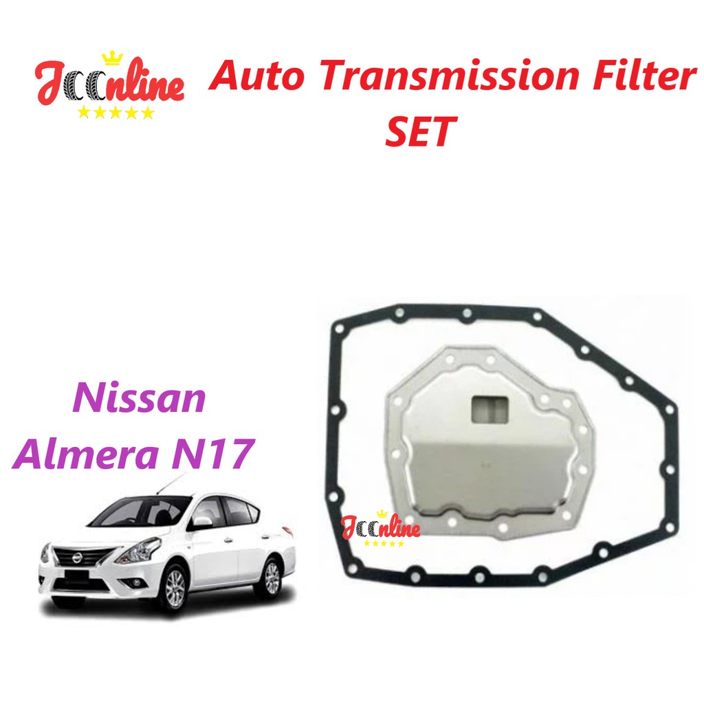 ATF Auto Transmission Filter Set - Nissan Almera N17 1.5cc | Shopee ...