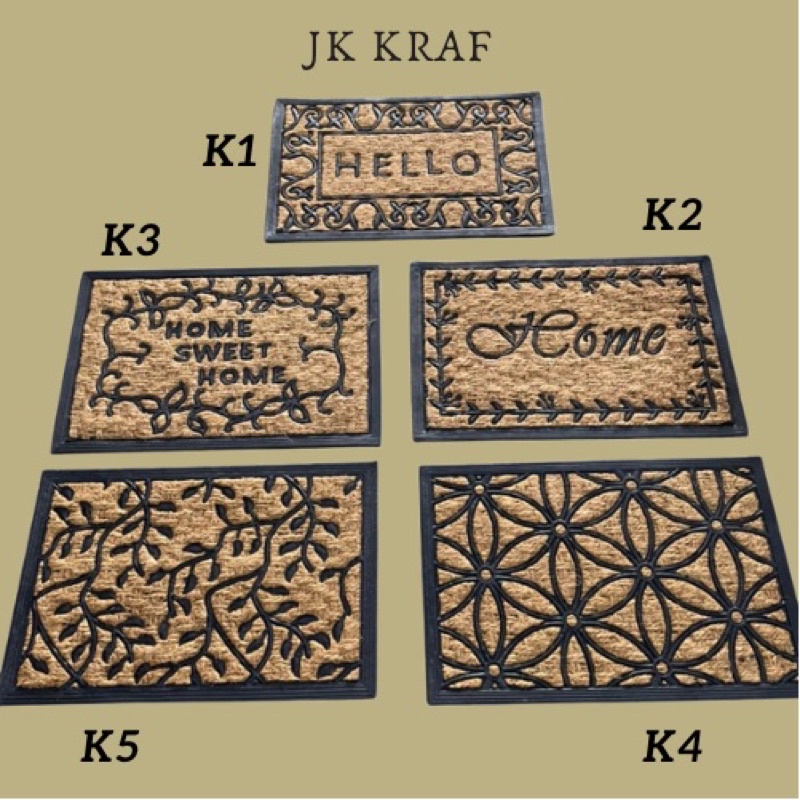 Alas Kaki Sabut Kelapa / Coconut Husk Foot Rug | Shopee Malaysia