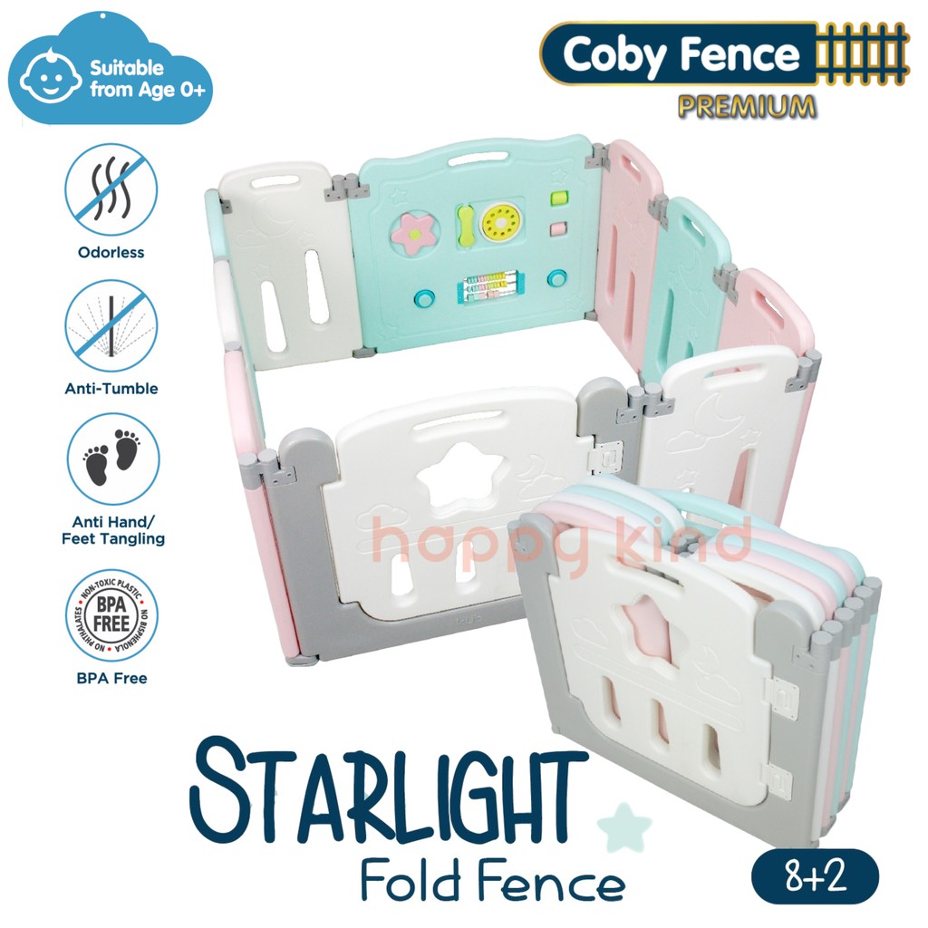Coby Fence 8+2 Fold Fence (Starlight) | Shopee Malaysia