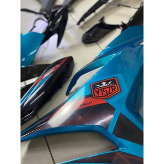 Coverset Bodyset Yamaha Y15 Y15zr Ysuku V2 100% Original HLY Cyan Titan ...