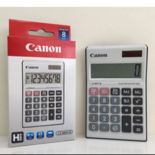 (100% ORIGINAL) Canon Calculator 8 digit LS88HI III | Shopee Malaysia