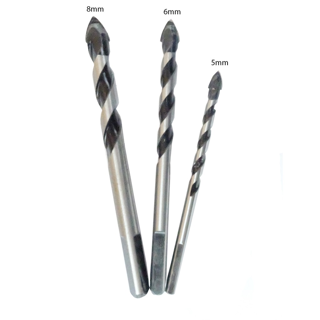 Xugel Concrete Cement Ceramic Drill Bit Glass Drill Bit 5-6-8mm Set ...