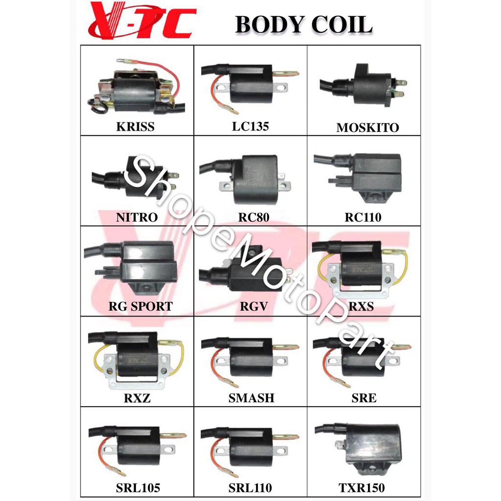 SUZUKI RG SPORT 110 STD COIL PLUG COIL IGNITION BODY COIL VTC RGS ...