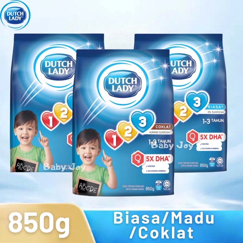 Dutch Lady 123 (850g) | Shopee Malaysia