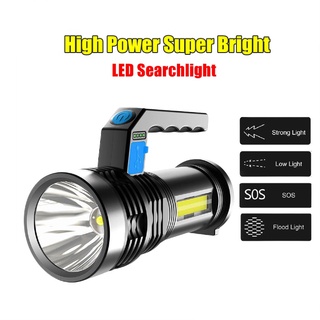 lampu suluh 2000M terang rechargeable caj semulaUSB High Power Super ...