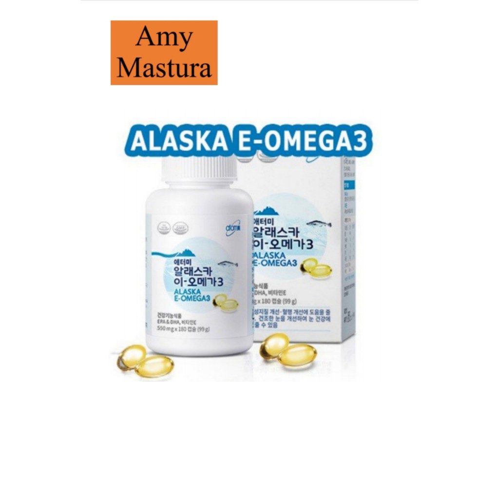 🔥 Ready Stock 🔥 Alaska E-Omega 3 EPA DHA Omega-3 oil Vitamin E / 阿拉斯加深海 ...
