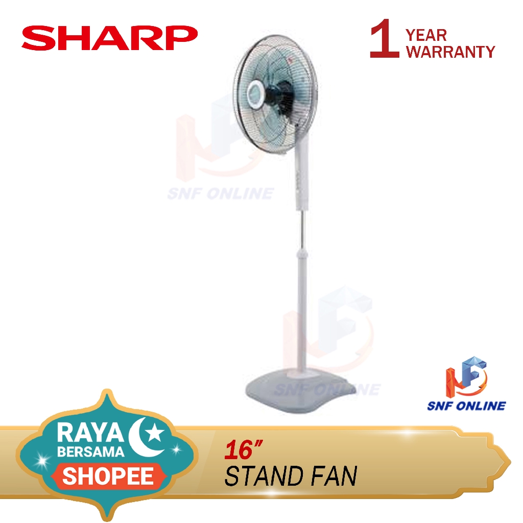 Sharp Stand Fan (16 “) PJS16 PJS16GY | Shopee Malaysia