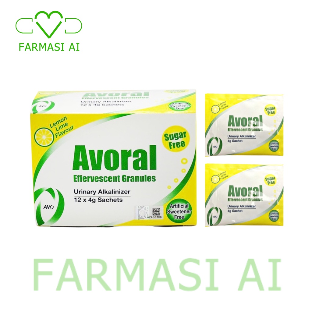 [FOC 2 SACHETS!] Avoral Effervescent Granules 12 x 4g Sachets (Exp: 12/ ...