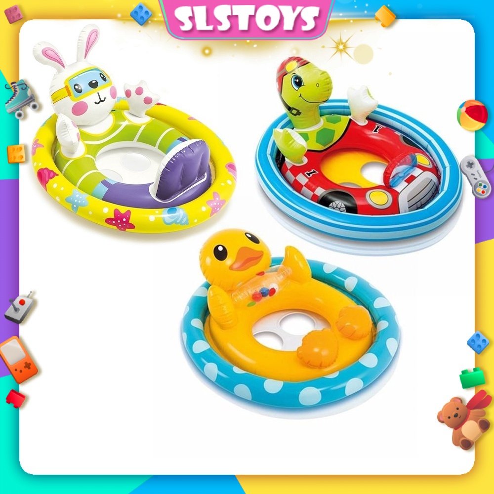 Intex IT59570NP Kiddie Children Animal Swimming Floats Duck Turtle ...