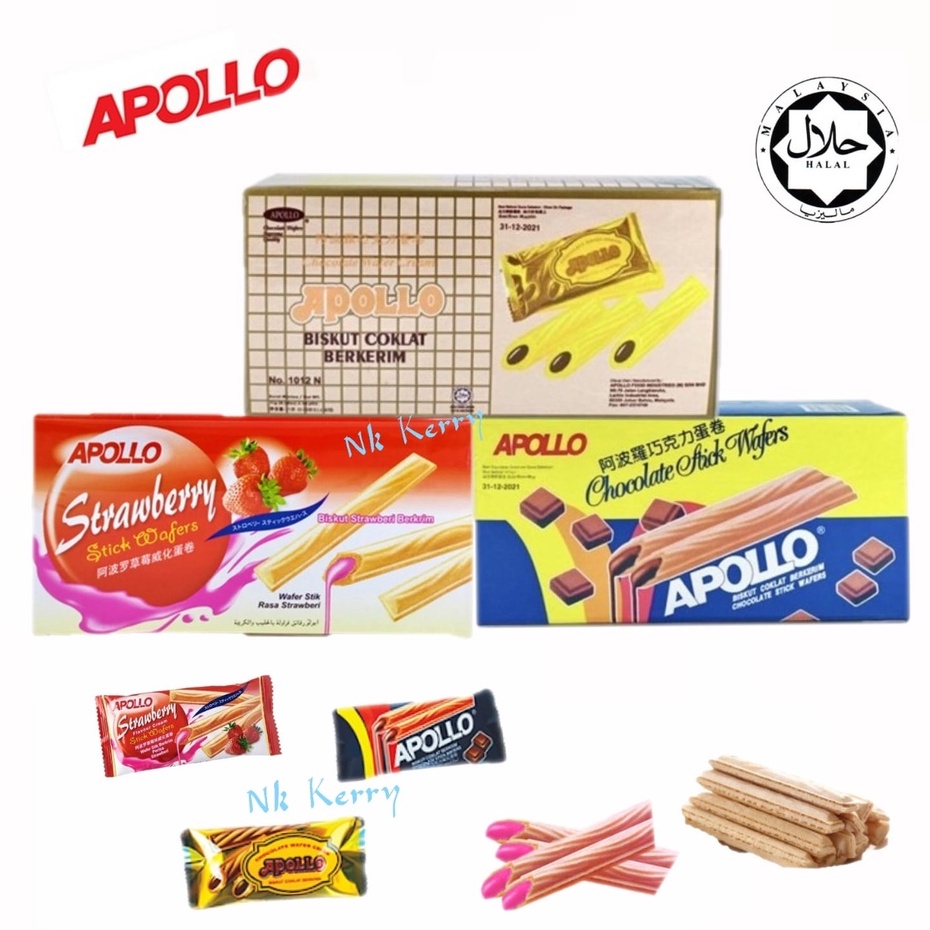 APOLLO STICK WAFER ALL (11GX30PKT) | Shopee Malaysia