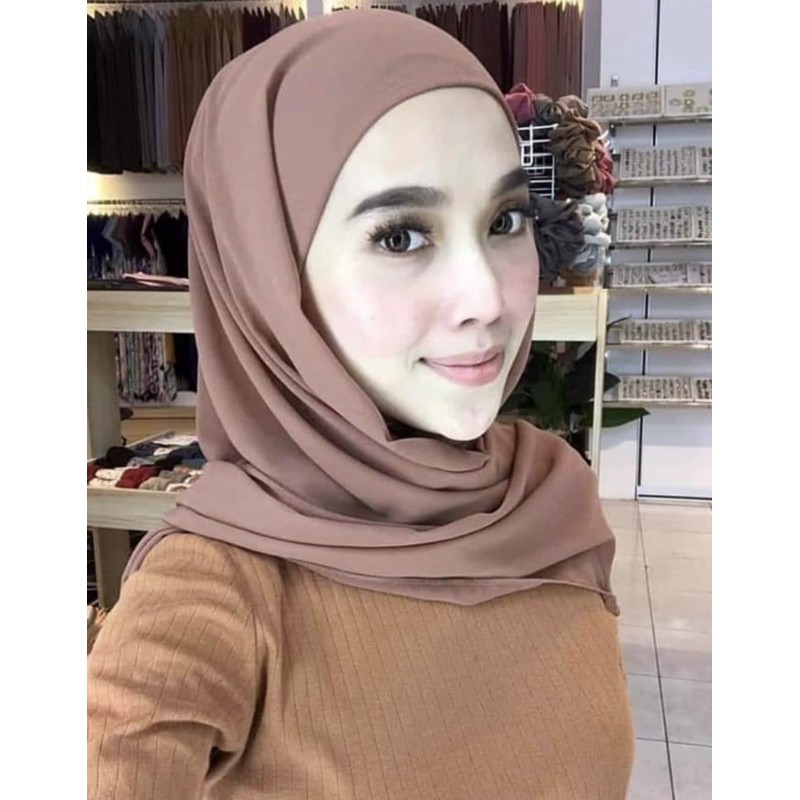 Turban Shawl Plain Colour | Shopee Malaysia