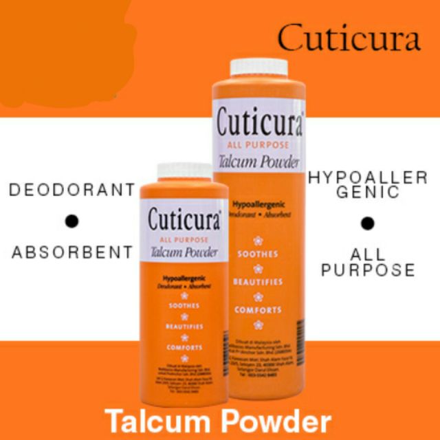 Cuticura talcum powder 250g X 2pcs / bedak cuticura 250g | Shopee Malaysia