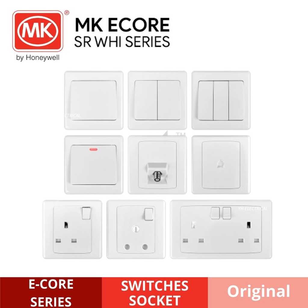 MK Switches & Sockets (E-CORE Series) | Shopee Malaysia