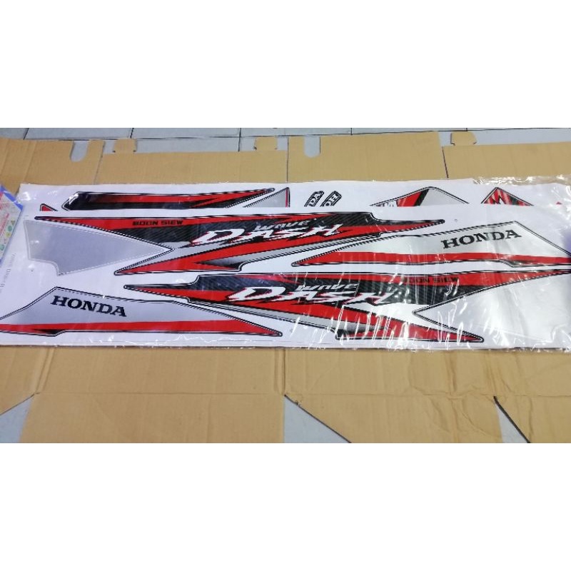 Stickers Cover Body Set (2) Honda Wave Dash-110 R (V2) | Shopee Malaysia