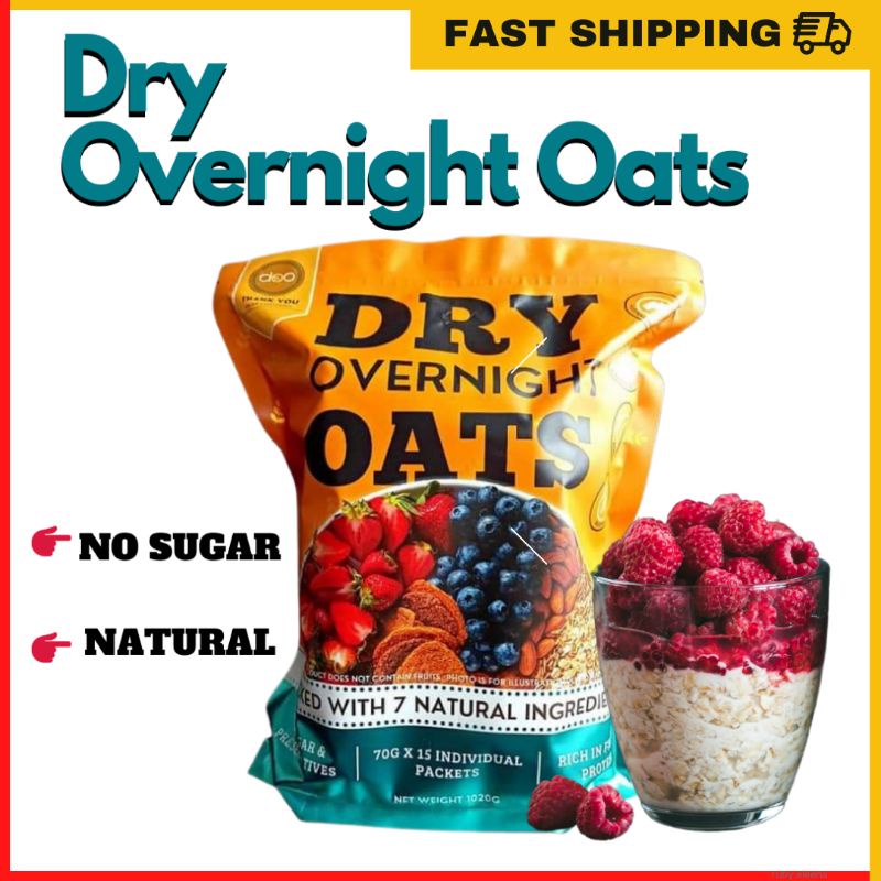 High Quality Rolled Oat Oats Mix with Nuts And Seeds 1kg Dry Overnight ...