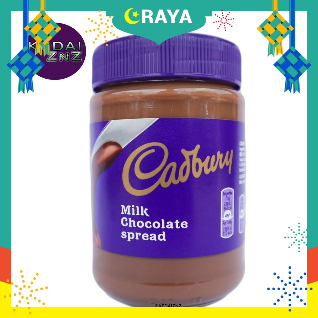 Chocolate Cadbury Milk Chocolate Spread Bottle 400g Coklat Jem Roti dan ...