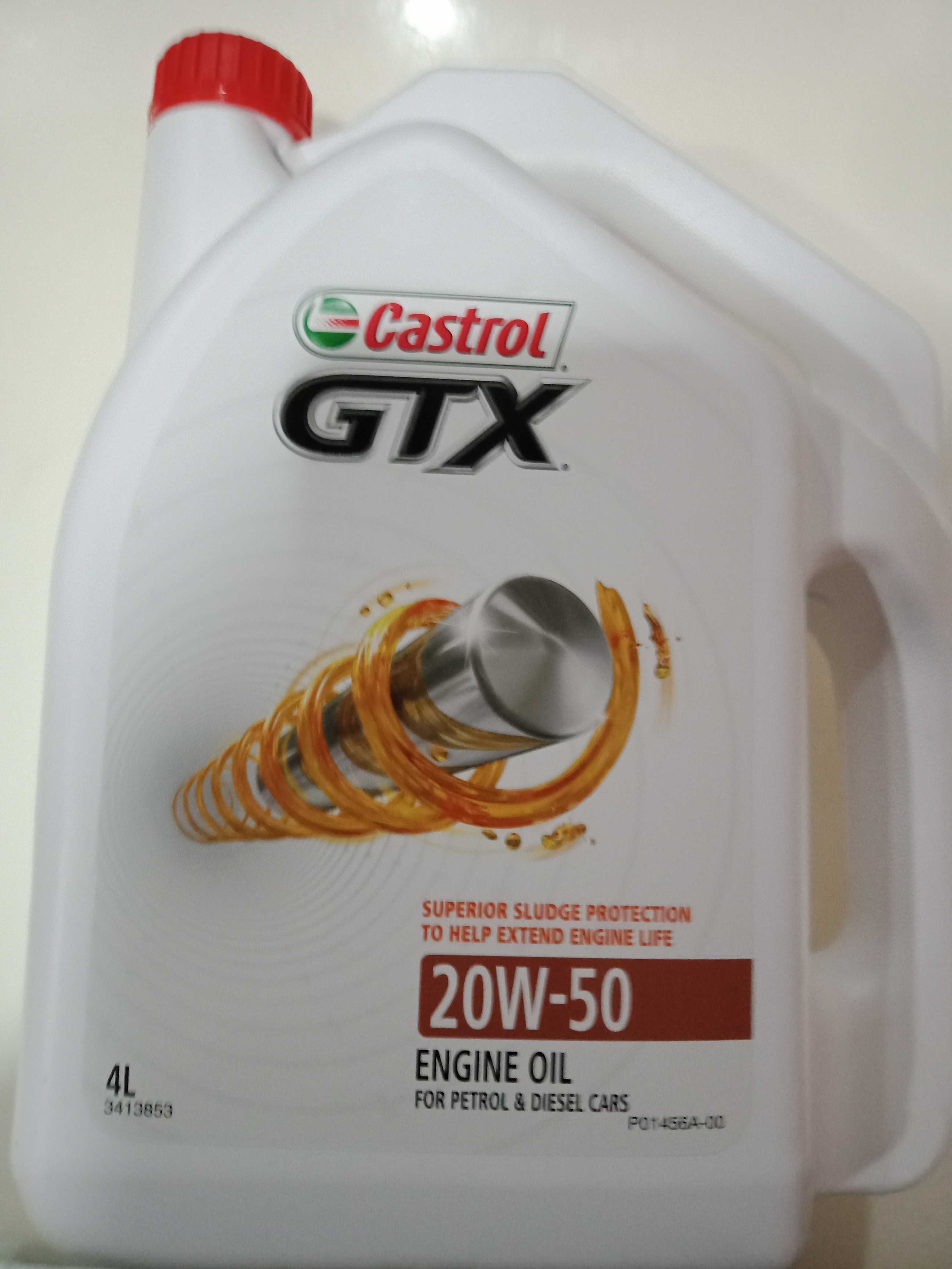 Castrol GTX 20W 50 / 20W50 / 20W-50 engine oil / motor oil (4L ...
