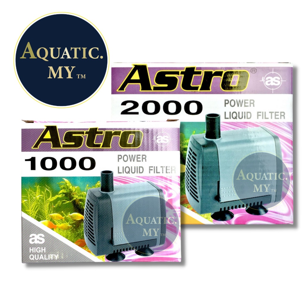 Astro 1000 /Astro 2000 Aquarium Submersible Water Pump | Shopee Malaysia